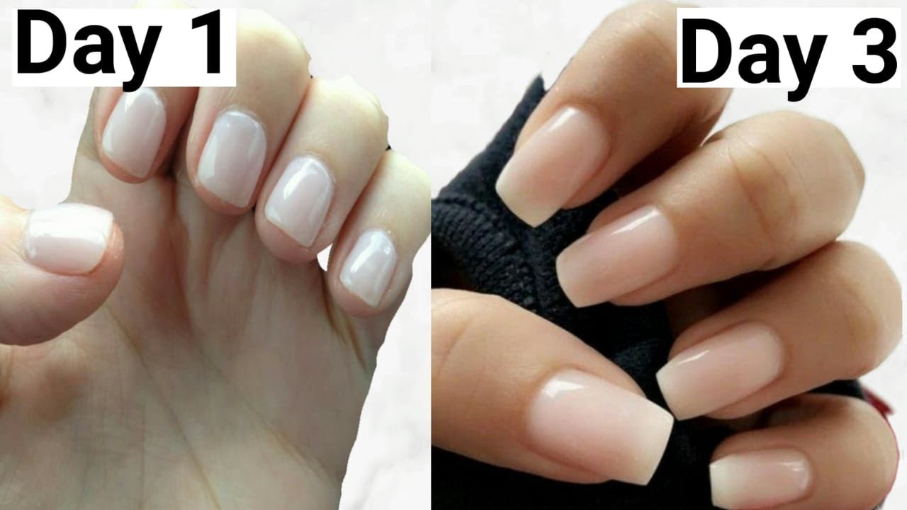 How to Grow really Long Nails Fast in 3 Days / 100% Natural Home ...