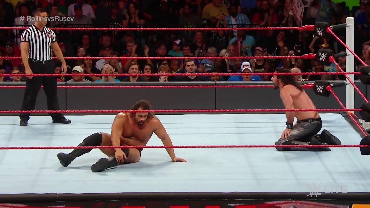 Seth Rollins vs. Rusev_ Raw(1080P_HD) - YouTube