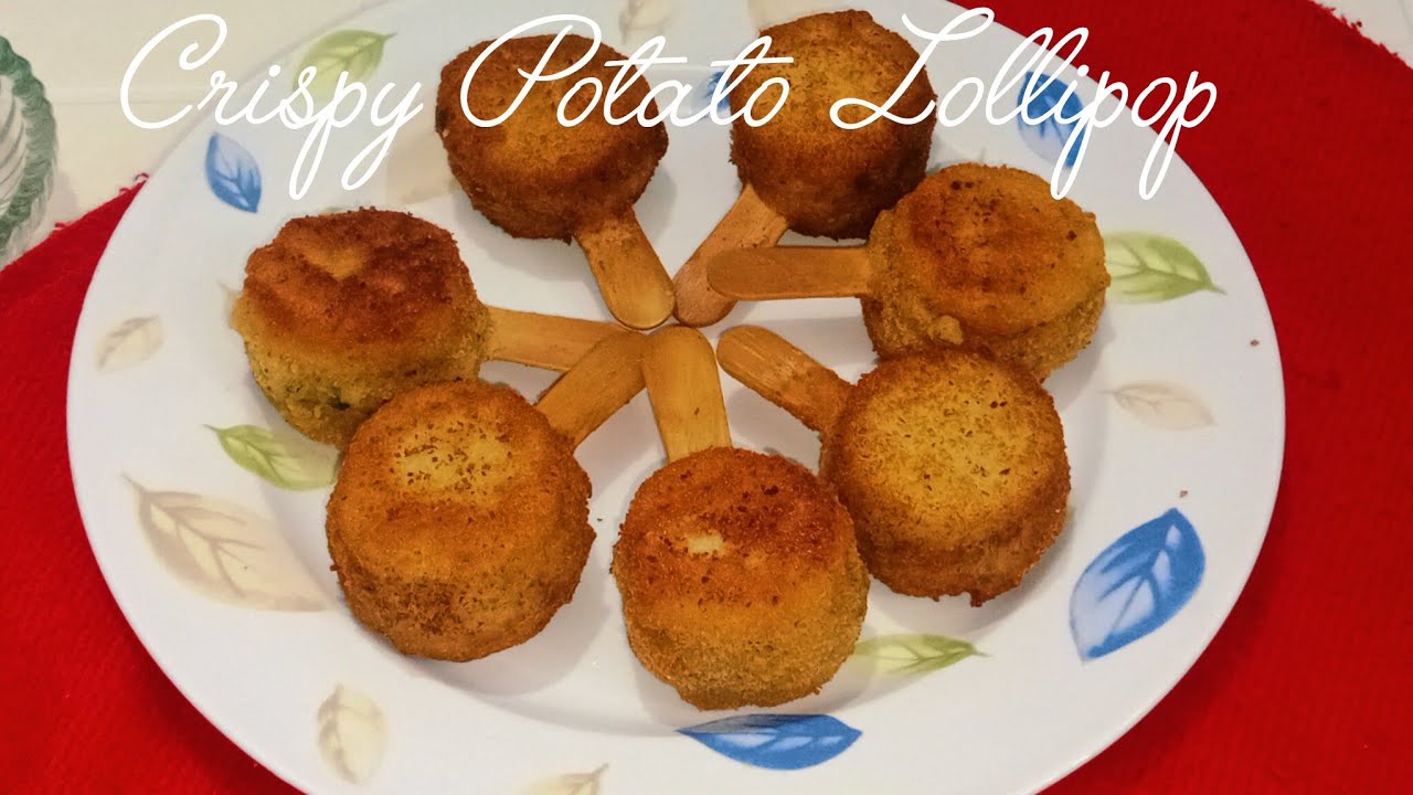 Bread Potato Lollipop 🍭 l Crispy Potato Lollipop l Bread snacks recipe ...