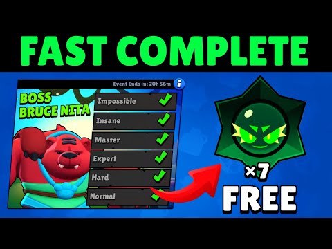 How to Beat Impossible NITA BRUCE BOSS 😱 (100% WIN STRATEGY) | Brawl Stars