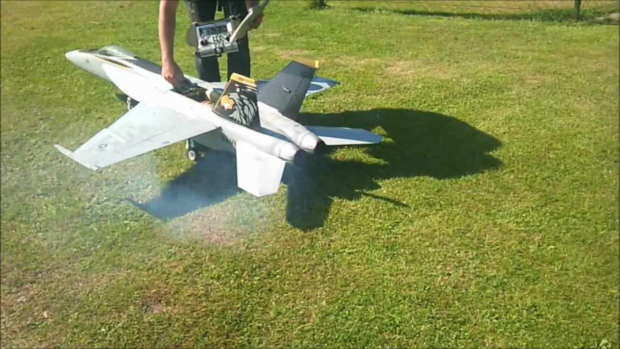 F-18 Hornet RC Jet mit Turbine - YouTube