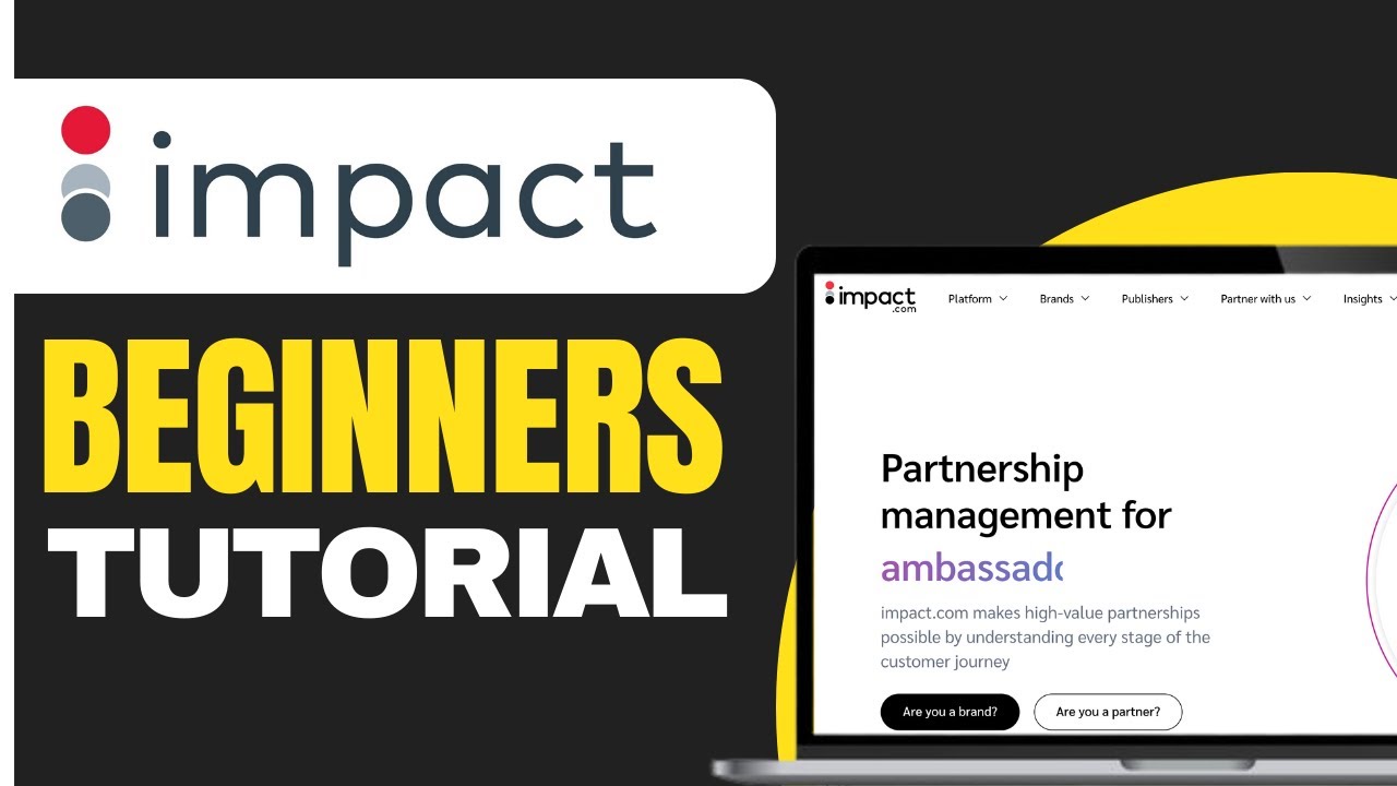 How to Use Impact Affiliate Program (2025) - Full Guide - YouTube