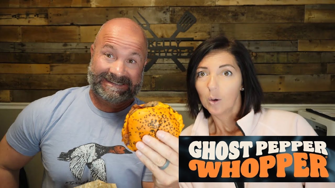 Burger King Ghost Pepper Whopper Review - YouTube