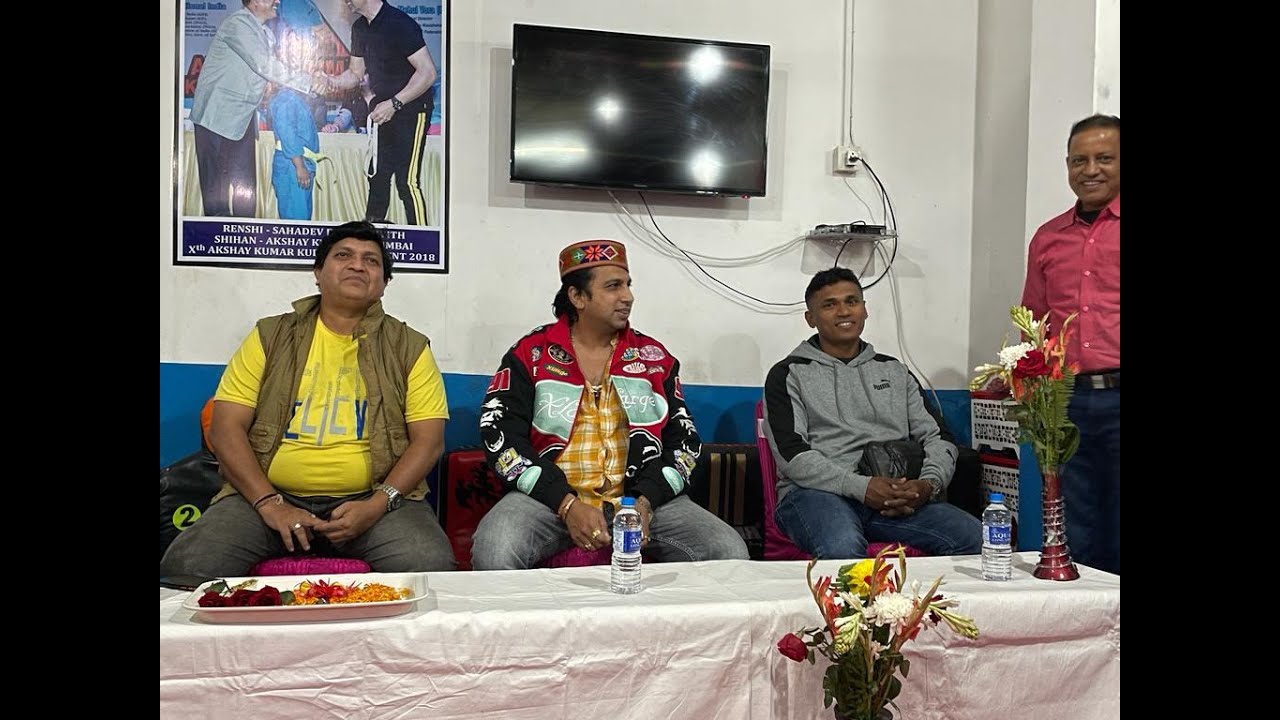 The moment of Hanshi Mehul vora sir's visit to the dojo of kudo MMA ...