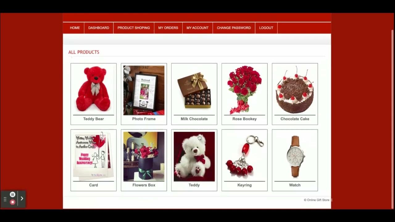 Online Gift Store | PHP and MySQL Project Source Code | PHP MySQL CRUD Project - YouTube