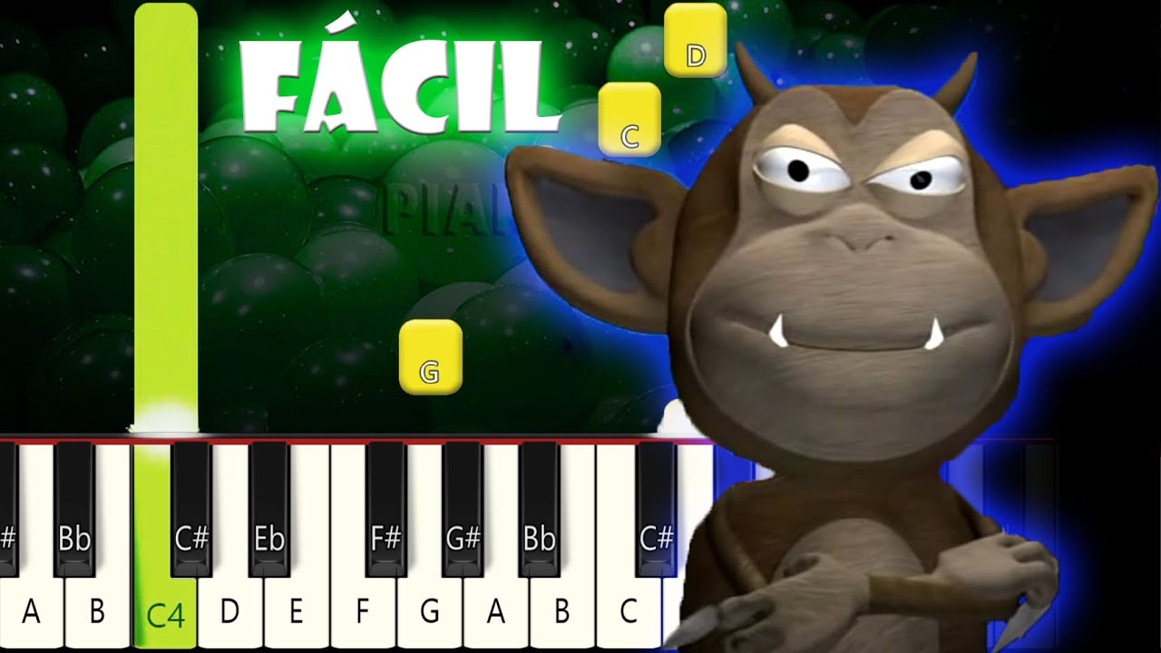 Mono Moto Loco | Piano Tutorial FÁCIL | Cover | Karaoke - YouTube