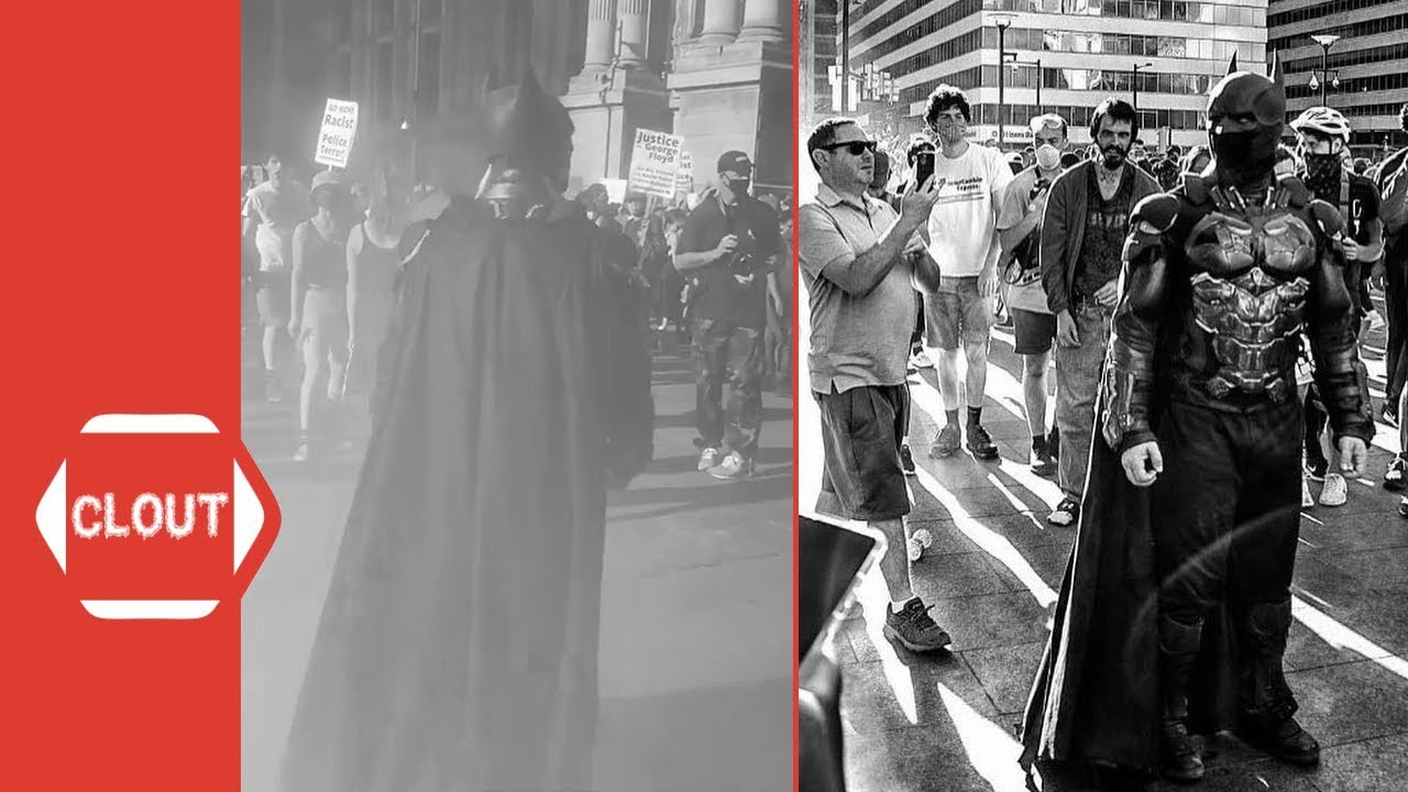 Batman Receives Cheers From Crowd As He Arrives To Philly Protests ...
