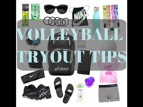 VOLLEYBALL TRYOUT TIPS - YouTube