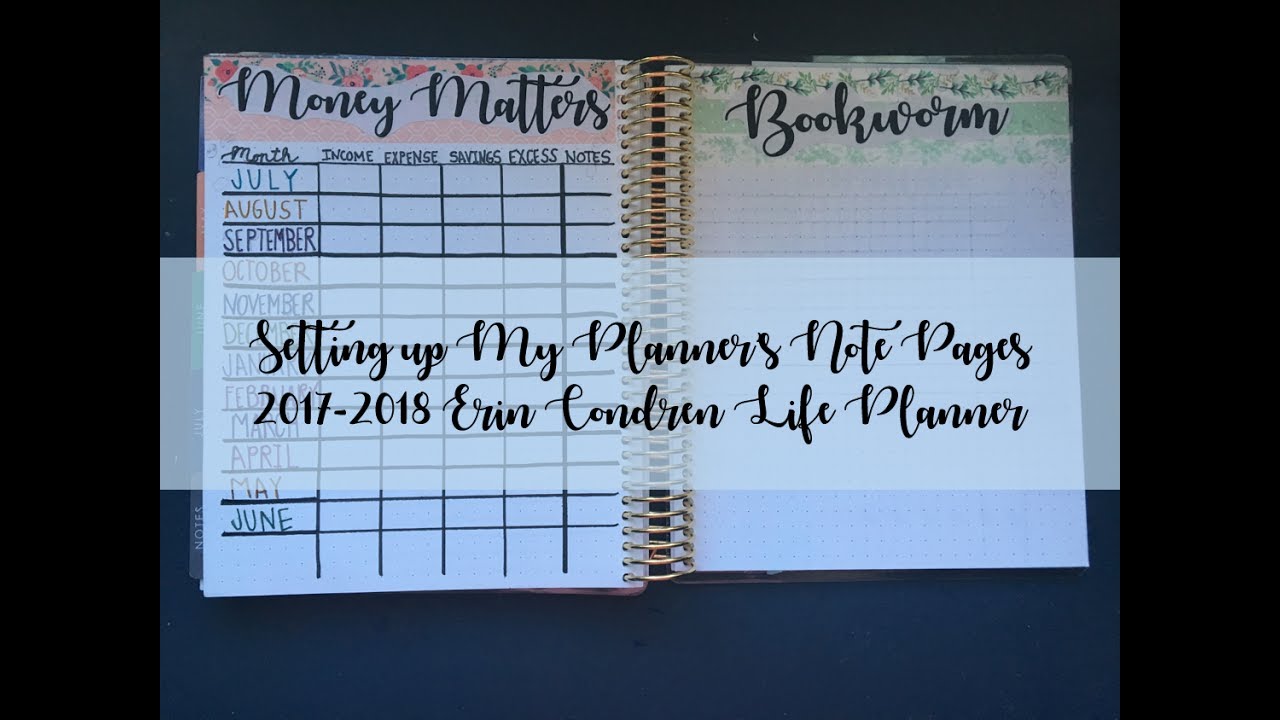Note Pages Set Up - YouTube