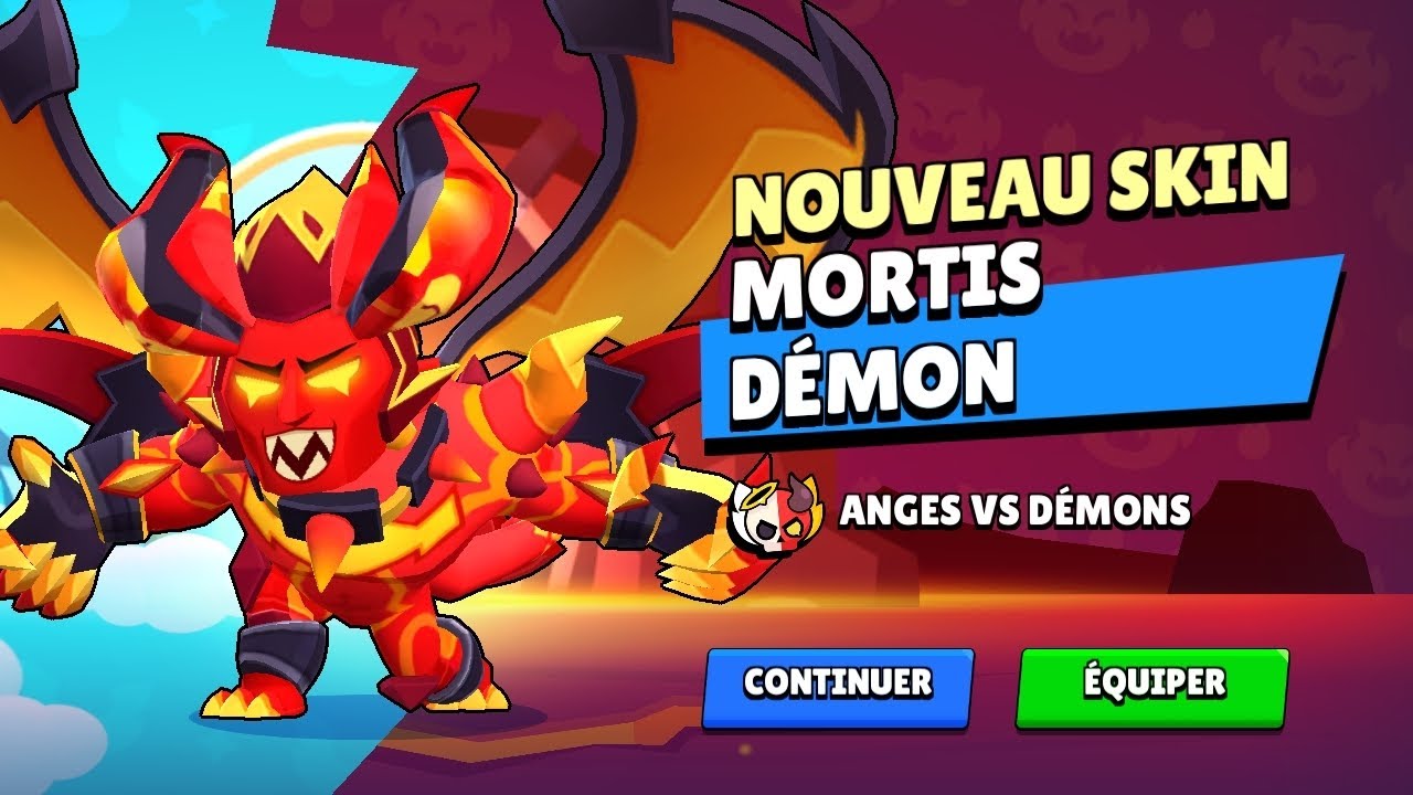 je teste le nouveau skin mortis démon et je mets mortis rank 35 ...