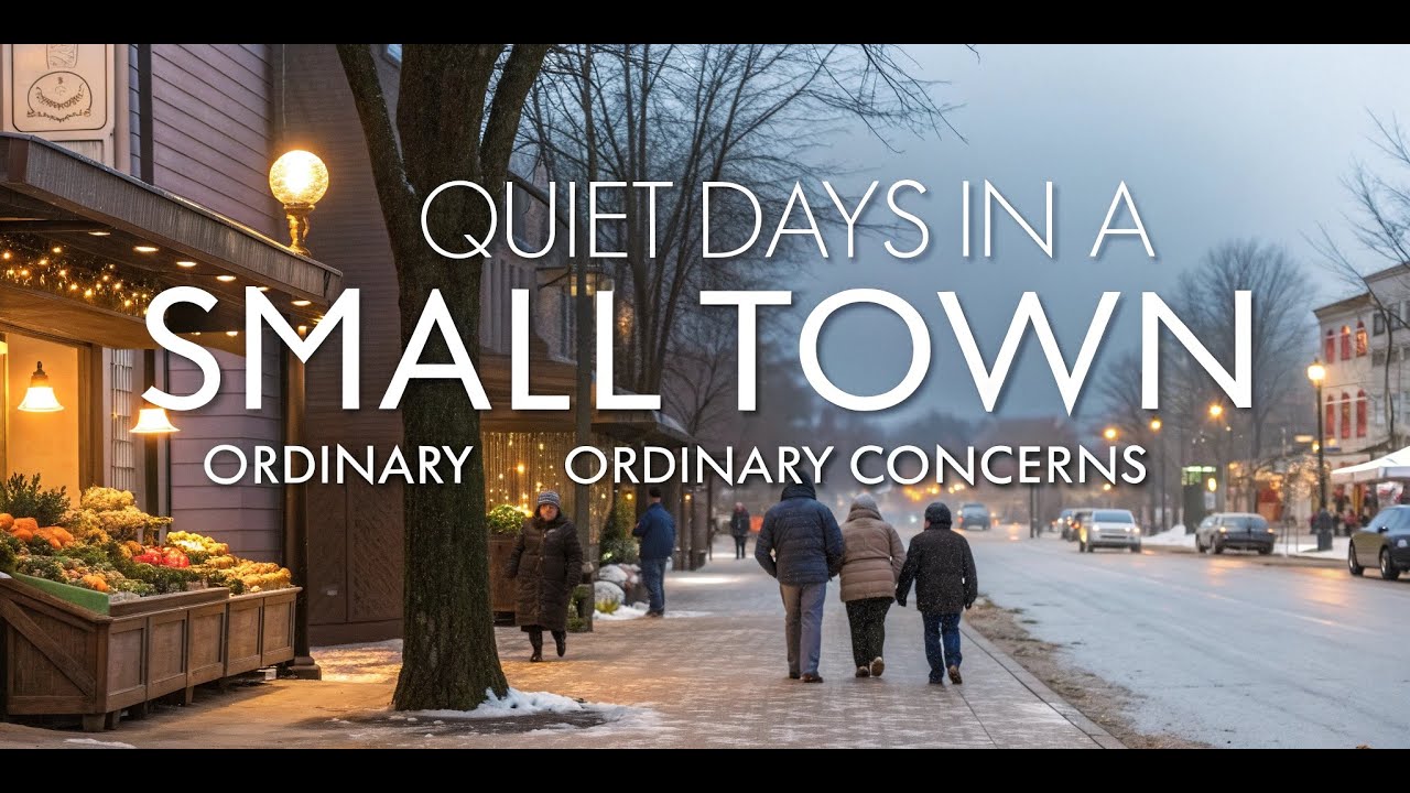 Quiet Days in a Small Town: Ordinary People, Ordinary Concerns - YouTube