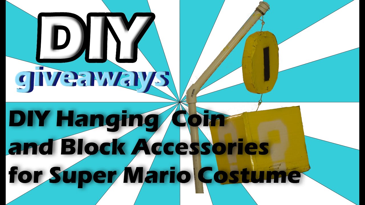DIY Coin Block for Super Mario Costume! - YouTube