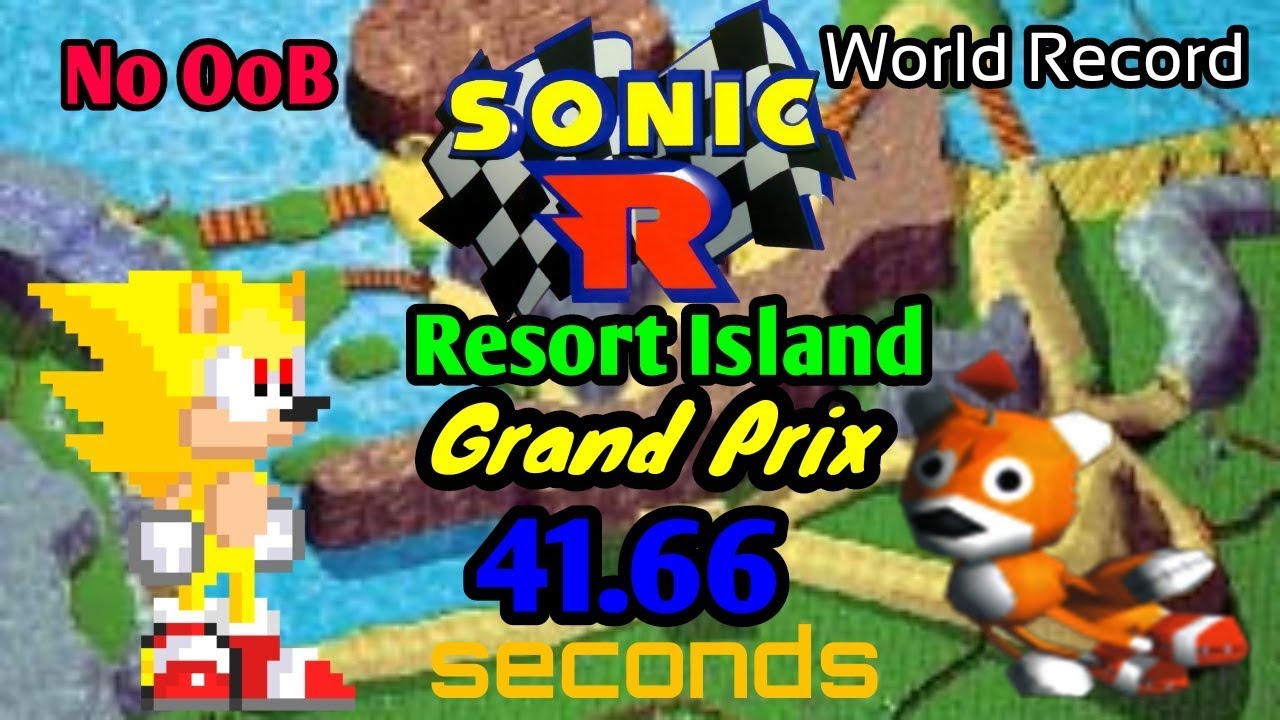 (Former World Record) Sonic R Resort Island Grand Prix in 41.66s (No ...