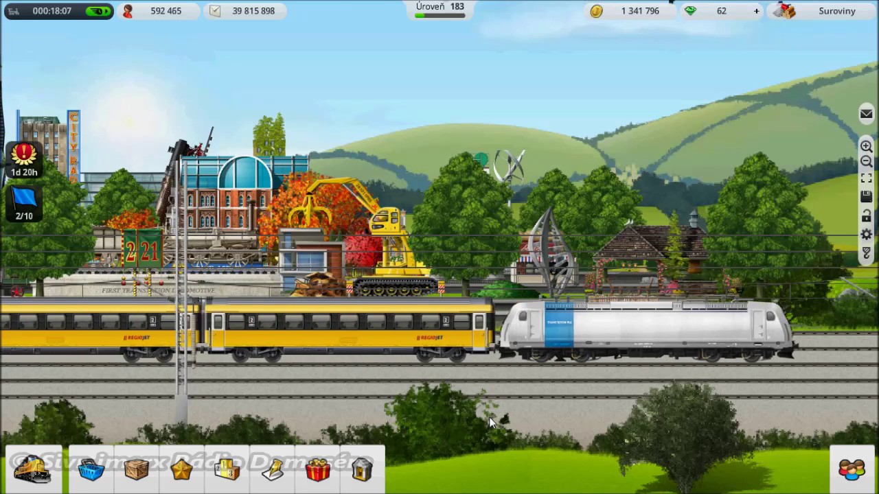 Vlaky z FB hry TrainStation 20 - YouTube