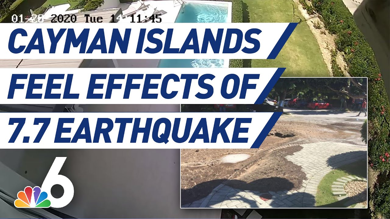 Cayman Islands, Parts of Jamaica Feel Effects of 7.7 Quake - YouTube