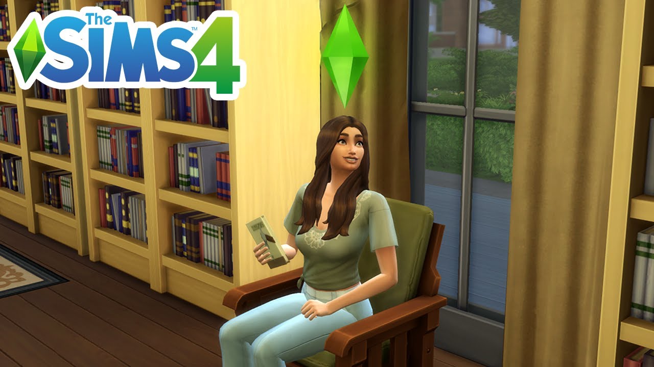 How To Go To The Library (Visit Library Location) - The Sims 4 - YouTube