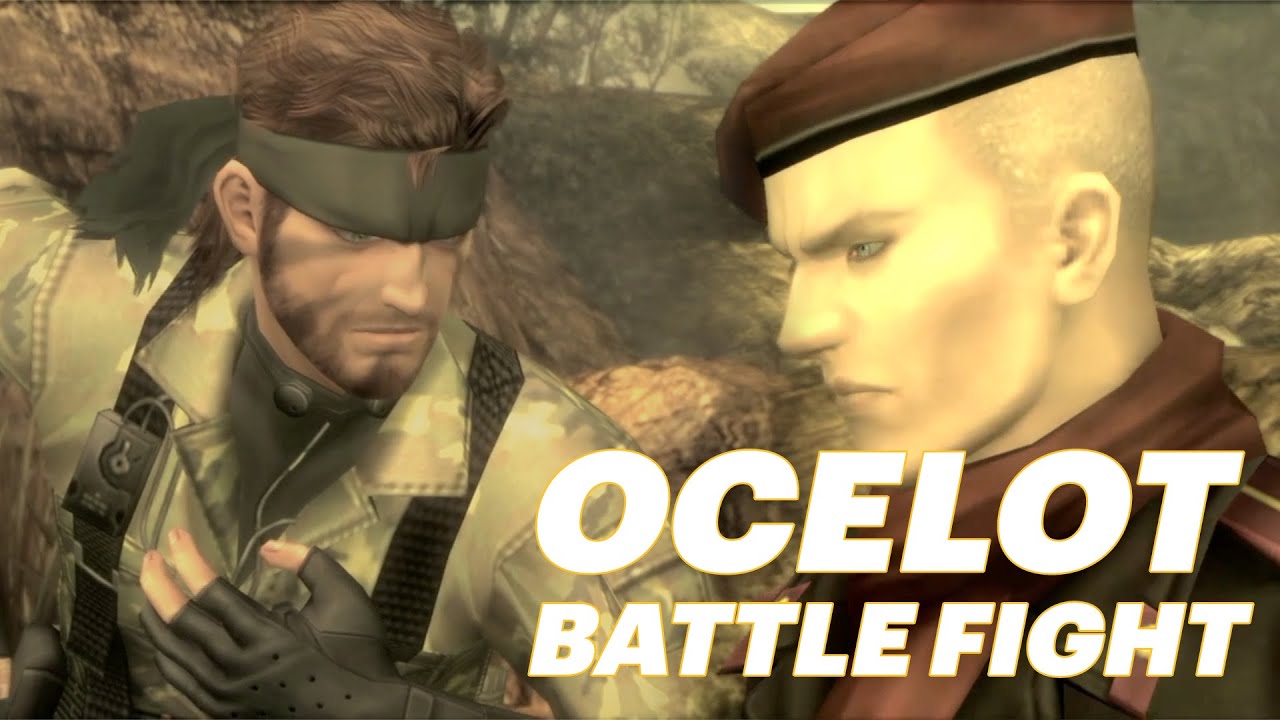 Snake VS Revolver Ocelot Metal Gear Solid Snake Eater - YouTube