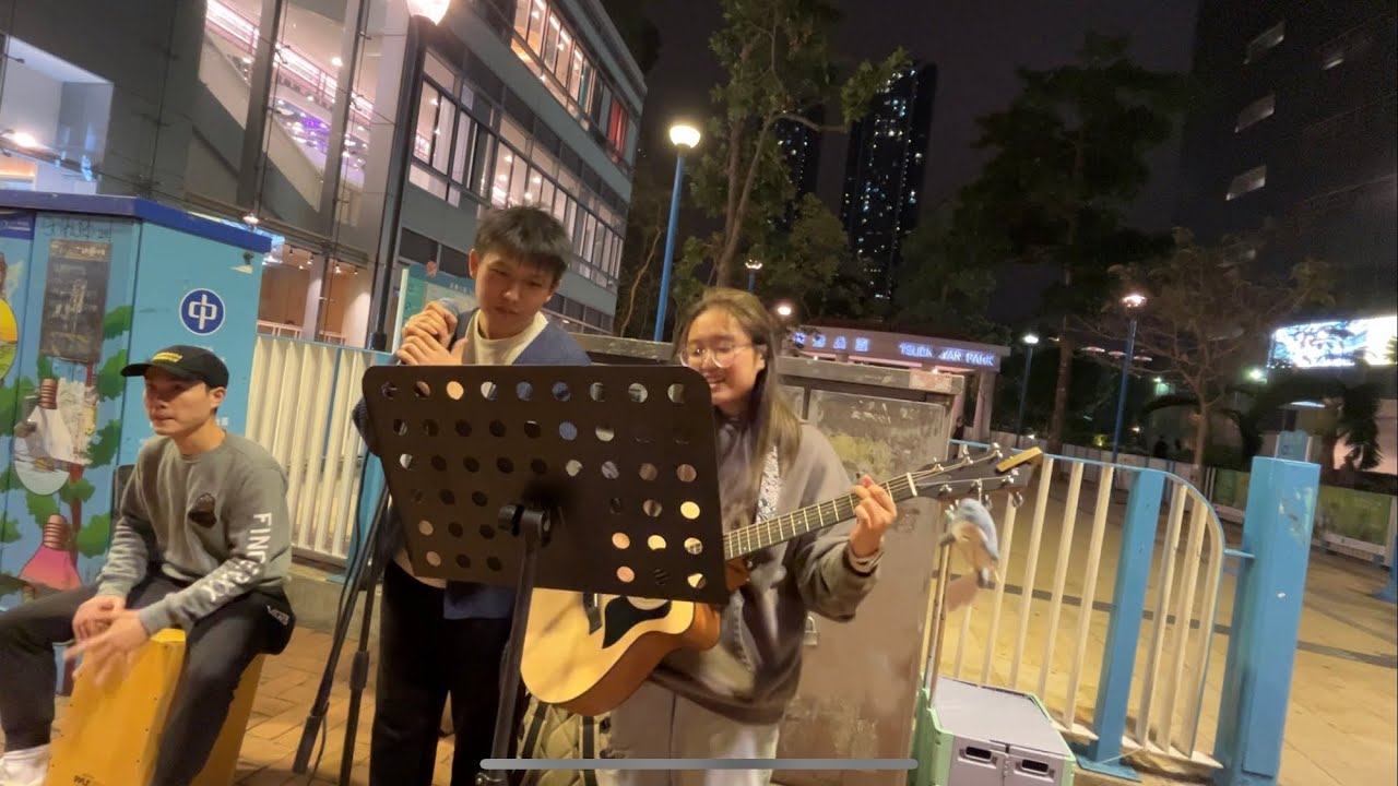 【神的不在場證明-陳蕾】 男版 Busking cover by Ck woody sticker| 15/3/2024 - YouTube