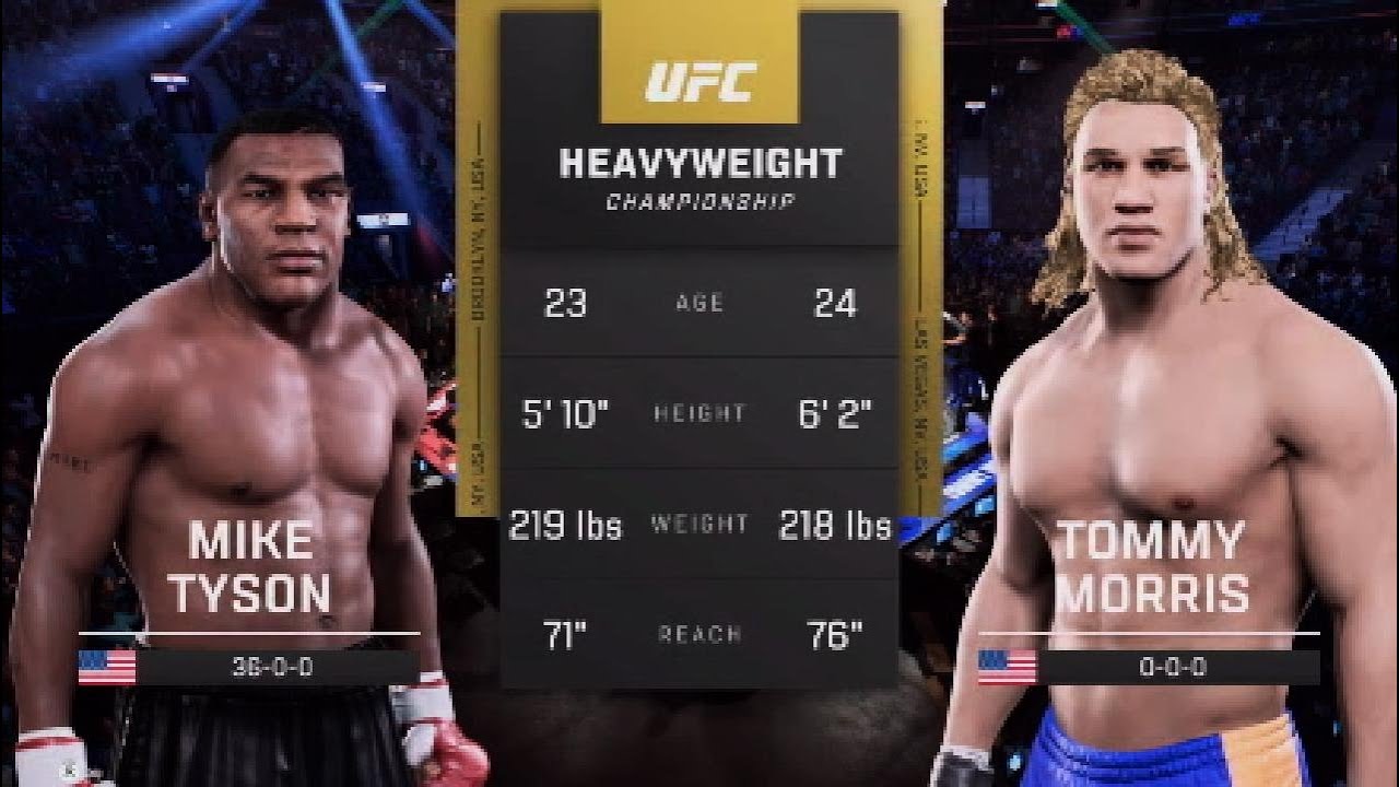 UFC 5 | Mike Tyson vs. Tommy Morrison | EA SPORTS UFC 5 Iron Mike ...
