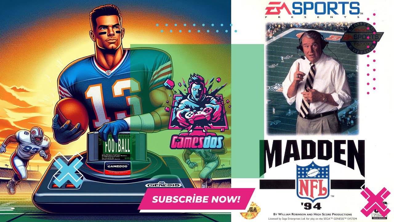 Madden NFL '94 Gameplay Mega Drive - Genesis HD 1080p - YouTube