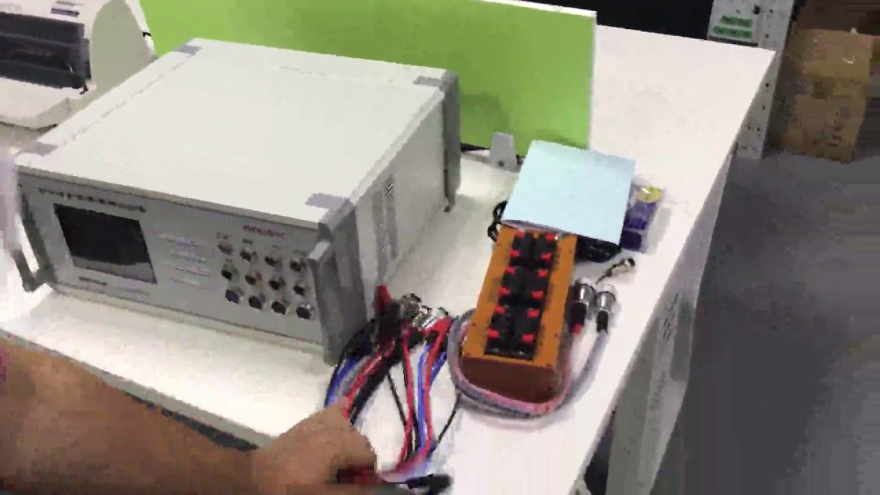 BMS Tester operation 1 - YouTube