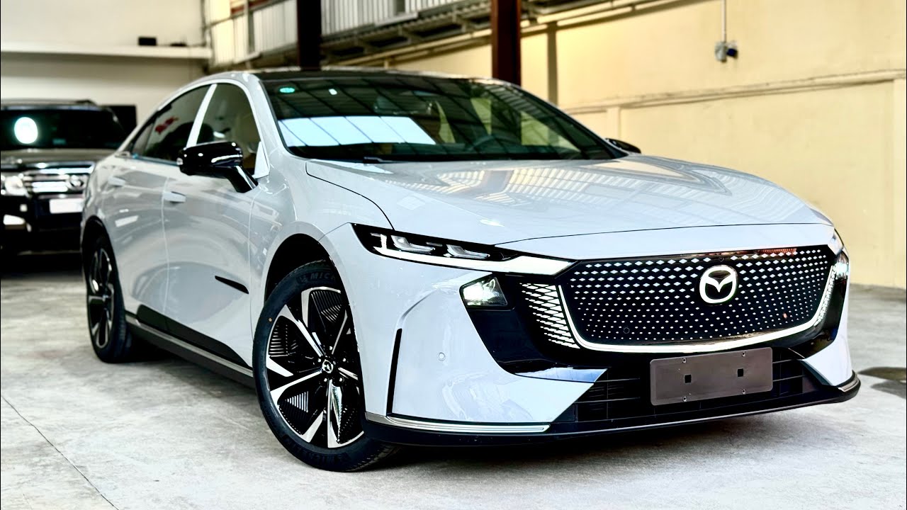First Look! All-New MAZDA EZ-6 - Modern EV Sedan (Aero Grey Metallic ...