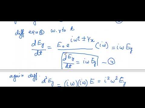 Solution of EM wave equation in conducting medium - YouTube