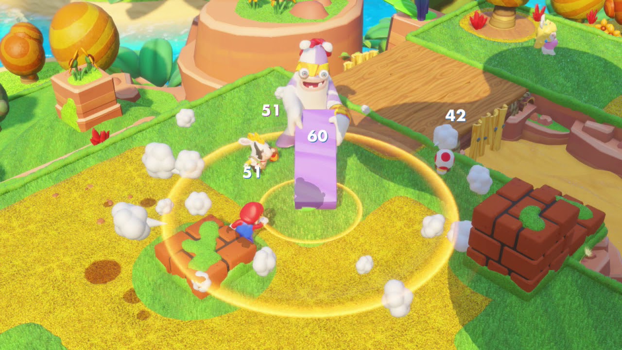 Mario + Rabbids Kingdom Battle Challenge 1-2 "FIGHT-SEEING" - YouTube