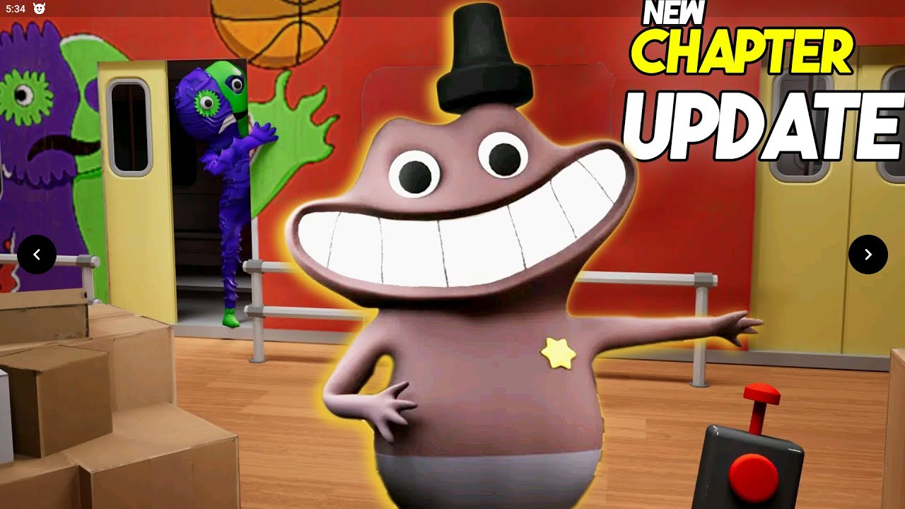 *NEW* Garten Of Banban 4 Update Mobile Version Sheriff Toadster | BAN ...