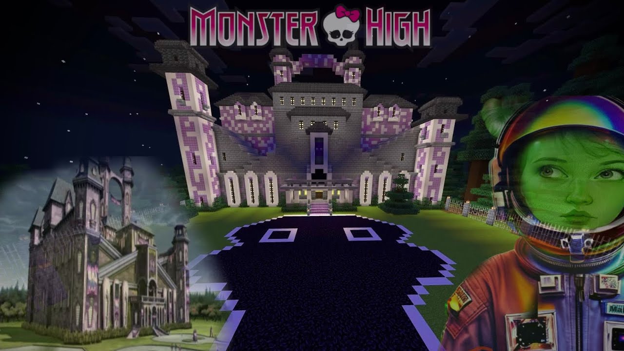 Building Monster High On Minecraft - YouTube