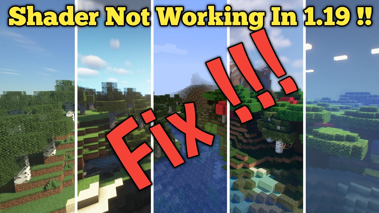 How To Fix Mcpe 1 19 Shaders Not Working How To Fix Mcpe Shader Not