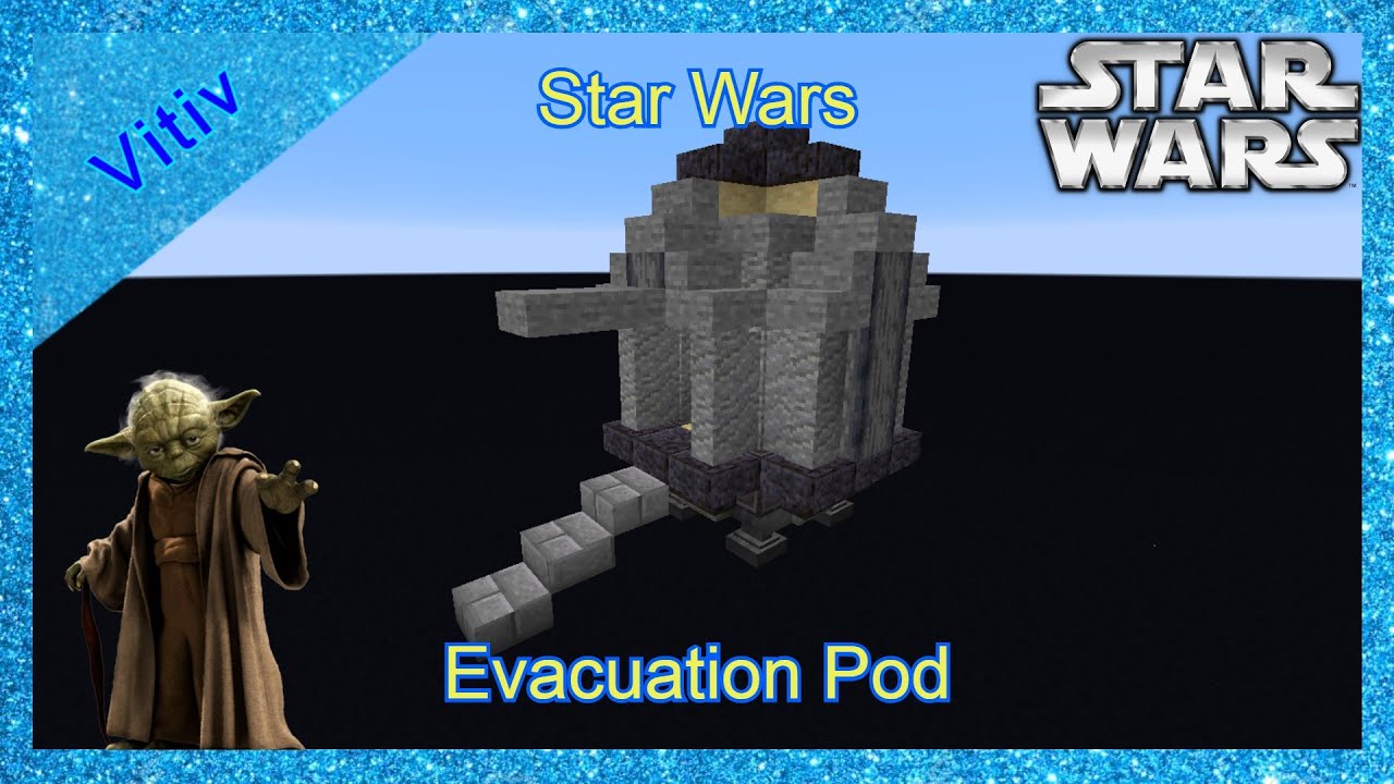 Star Wars Yoda's Homemade Evacuation Pod in Minecraft - Tutorial - YouTube
