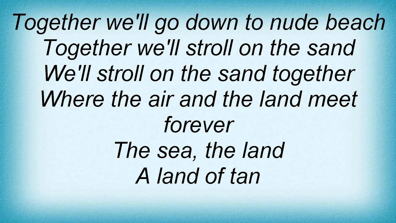 B-52's - Theme For A Nude Beach Lyrics_1 - YouTube