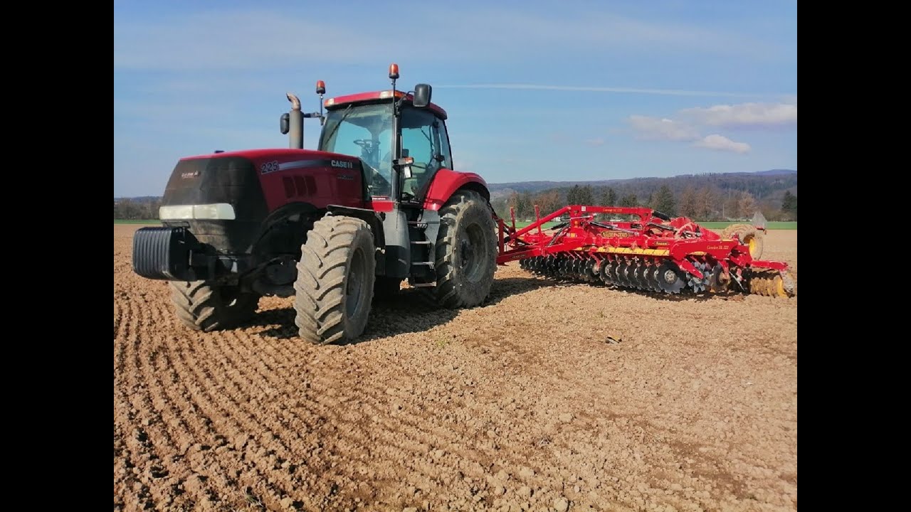 CabView #1 Case Magnum 225 + disky Väderstad - YouTube