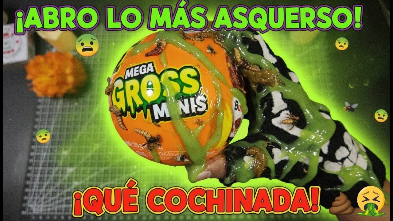 🤢 ¡Miniaturas ASQUEROSAS y RARAS! 😱 Mega Gross Minis - YouTube
