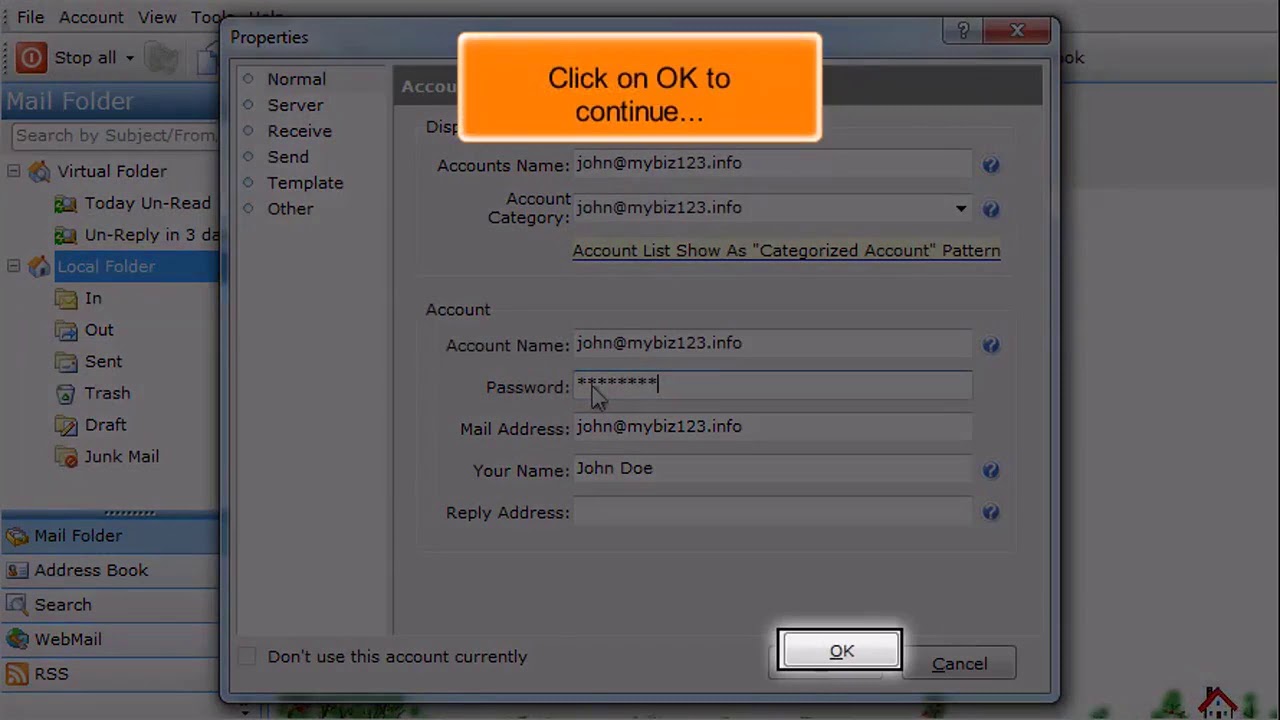 DreamMail: How to Change Your Email Password - YouTube