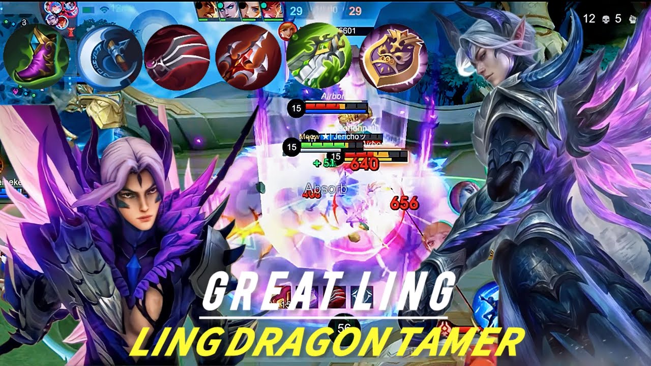 Great Ling skin Dragon tamer 😈 🐉 MLBB #mlbb #mobilelegends # ...