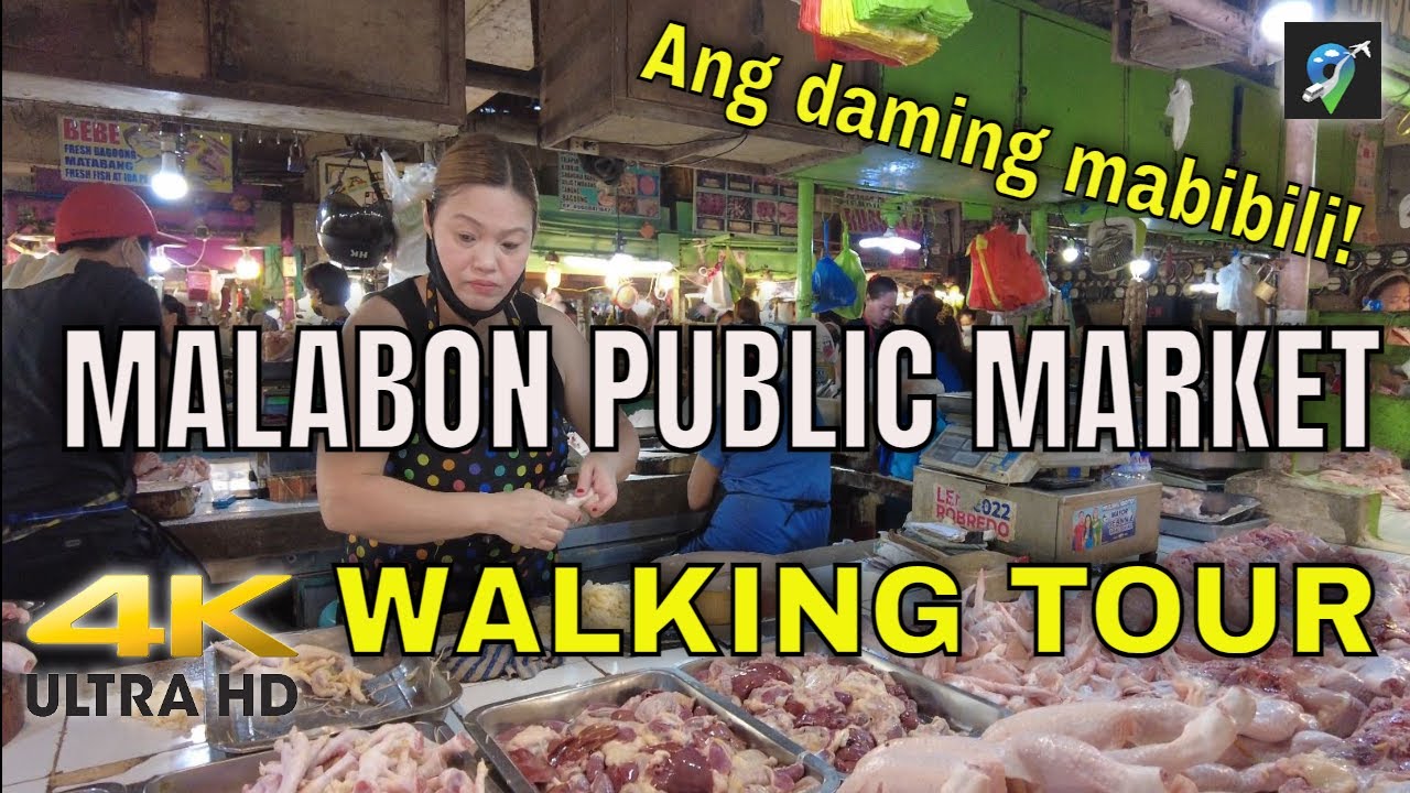 [4k] Walking inside the famous Malabon Public Market | walking tour ...