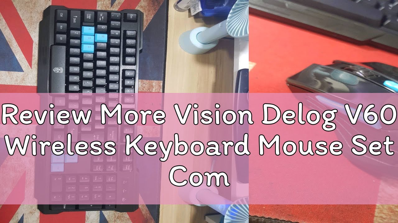 Review More Vision Delog V60 Wireless Keyboard Mouse Set Combo Office ...
