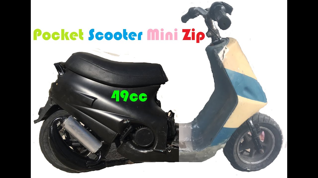 mini zip 49 cc - YouTube