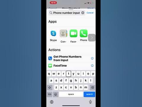 How to add new contact using Siri Shortcut - YouTube