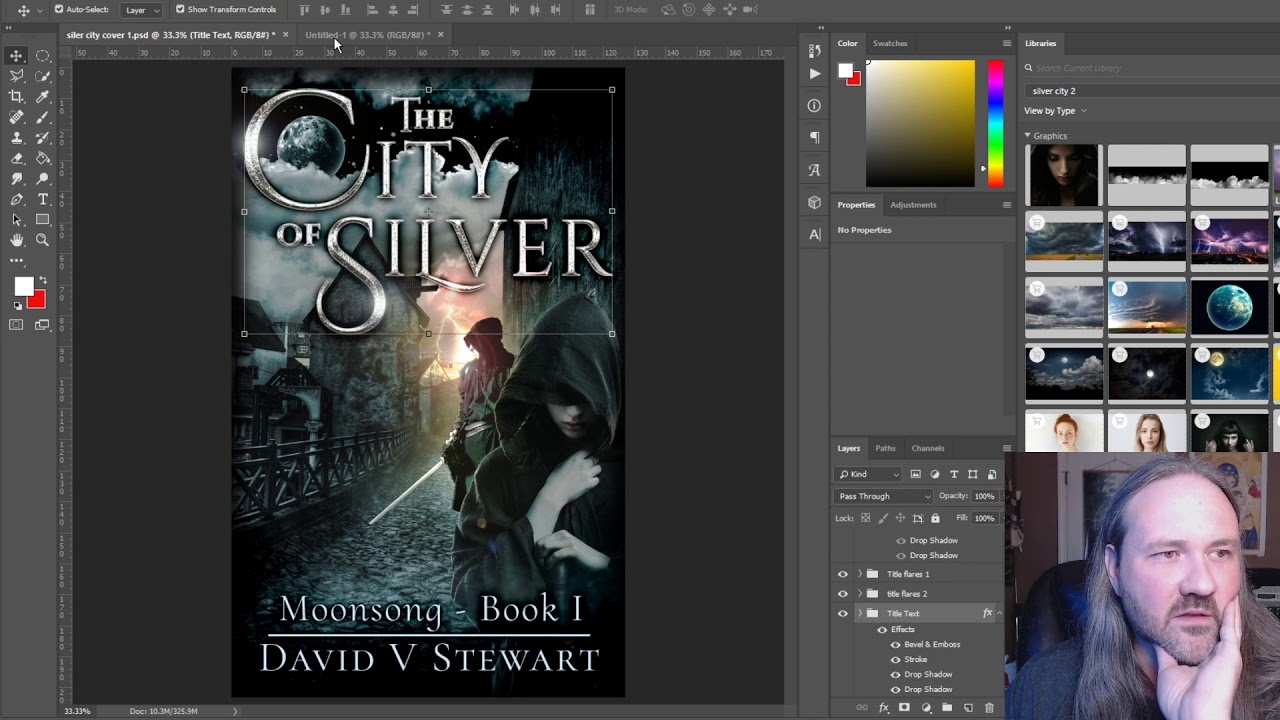 Making Great Title Text for a Book Cover - YouTube