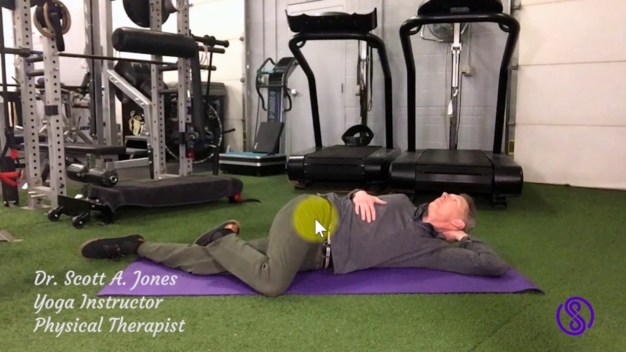 Low back rotation in sidelying - Dr. Scott A. Jones - YouTube