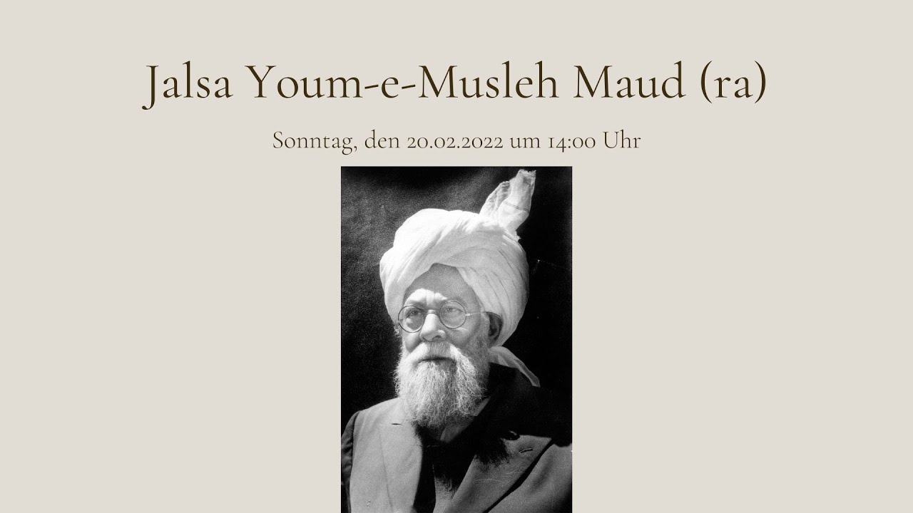 Jalsa Youm-e-Musleh Maud (ra) - YouTube
