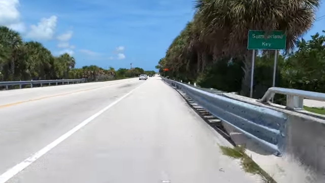 Florida Keys Kemp Channel Fishing Bridge - YouTube