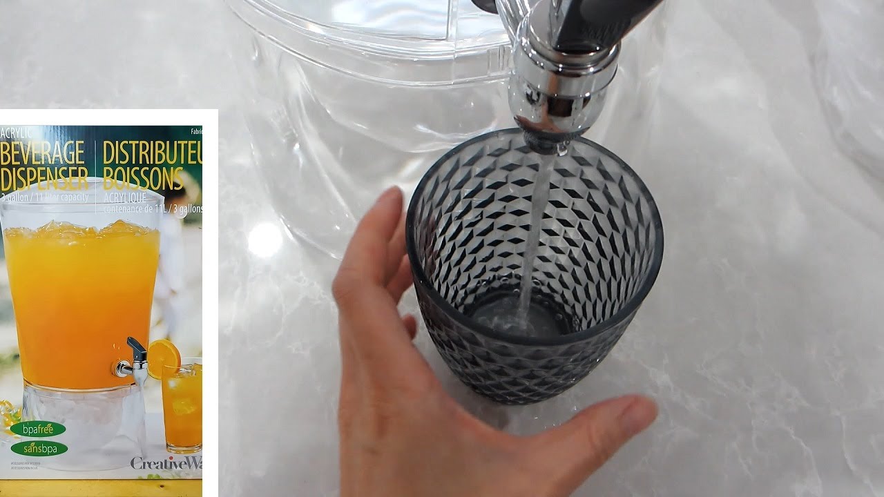 Creativeware Unbreakable Beverage Dispenser (3 Gallons): Review & Demo ...
