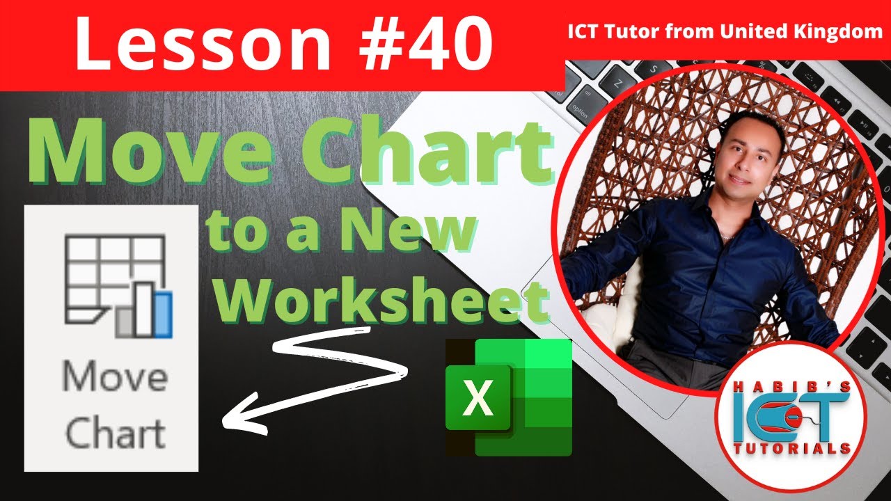 Lesson 40 How To MOVE A Chart To A New Worksheet In Excel Rename A Lesson 40 How To MOVE A Chart To A New Worksheet In Excel Rename A