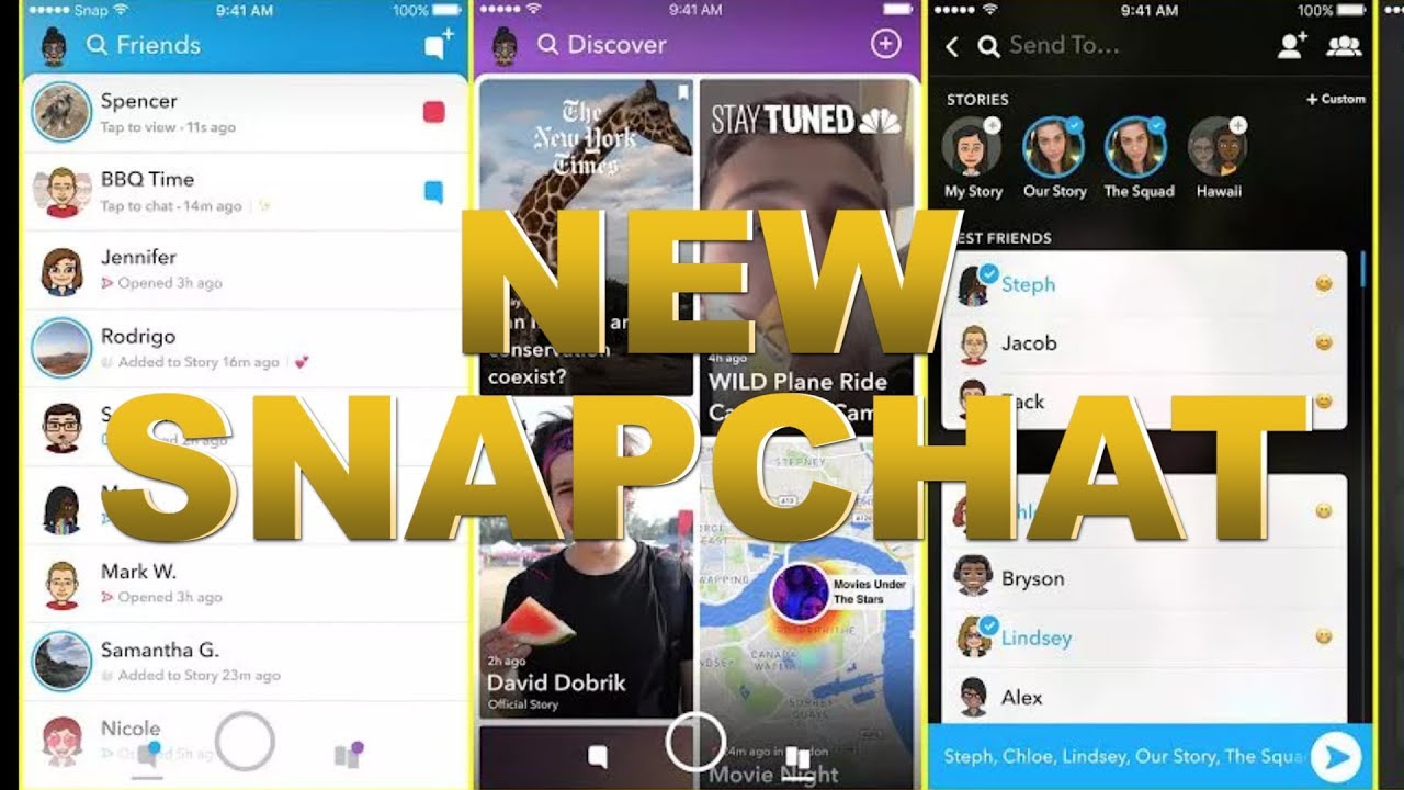 Snapchat redesigned its app... let's discuss! - YouTube