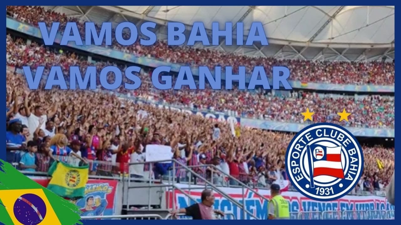 Torcida do Bahia na Fonte nova cantando, Campeonato Brasileiro Serie B ...