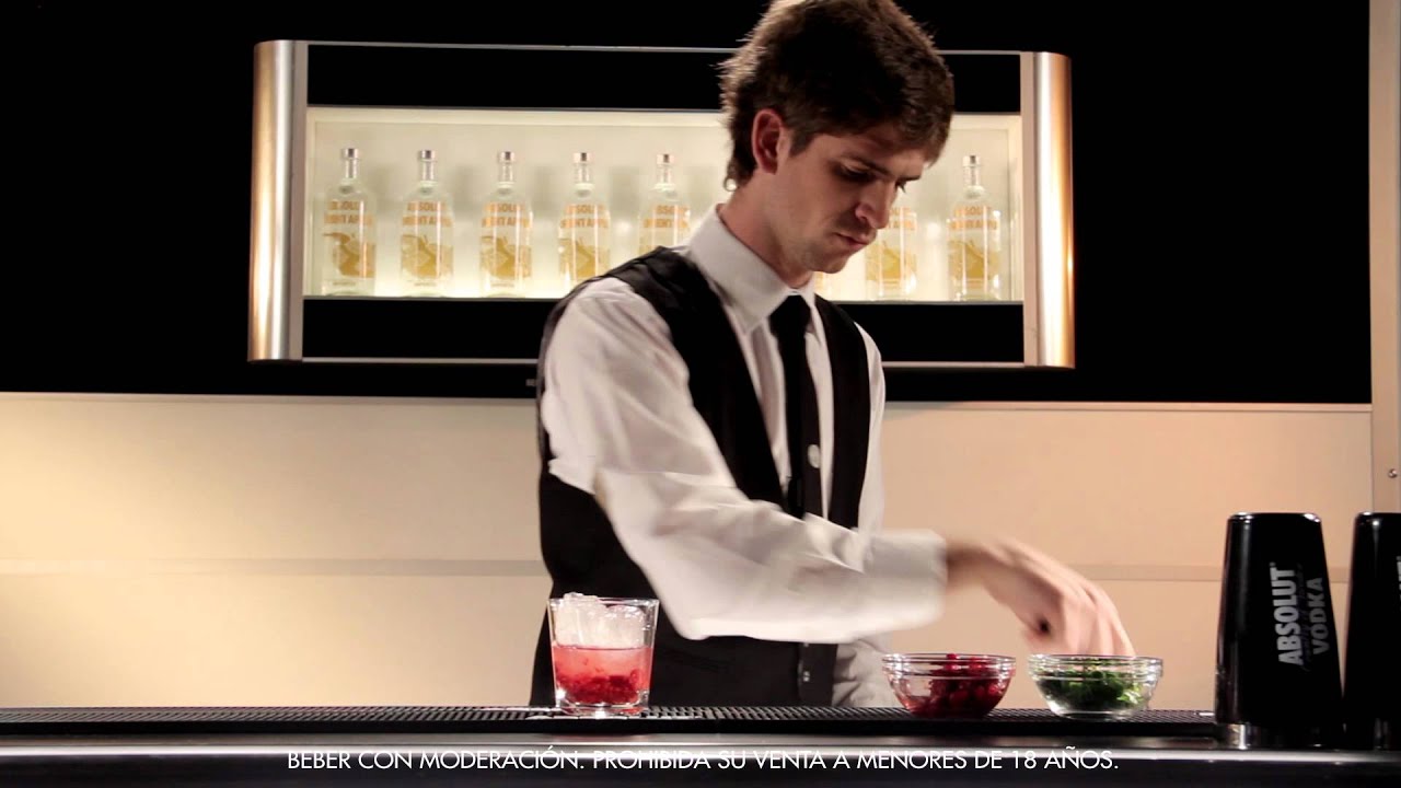 ABSOLUT BAR - Absolut Apple Raspberry - YouTube
